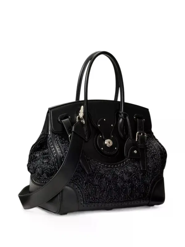 Ralph Lauren Soft Ricky 33 Braided Tote Bag