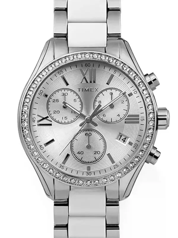 TIMEX 38mm Round Chronograph Watch