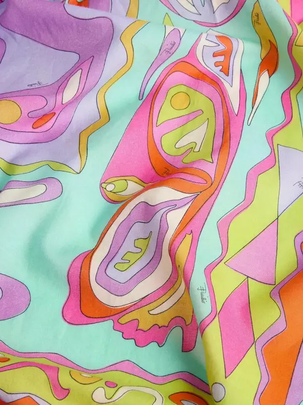 Emilio Pucci Angoli-print Cotton Sarong