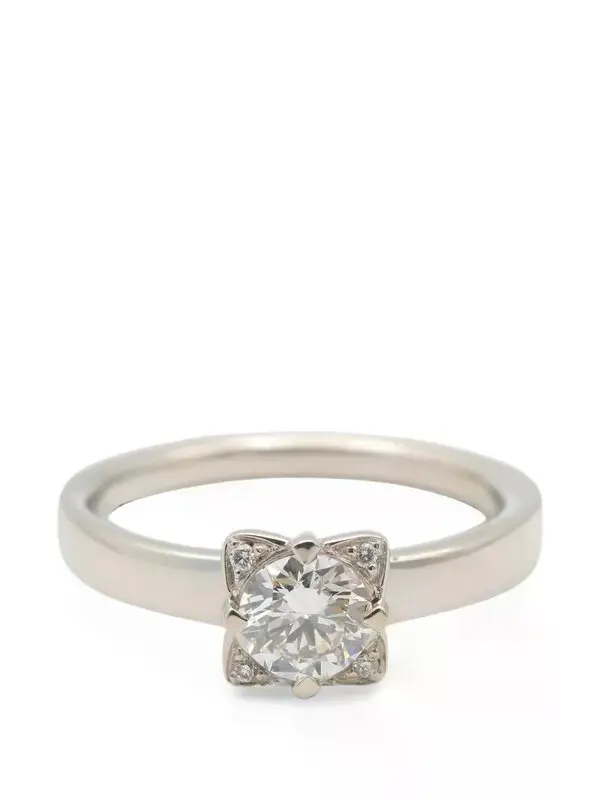 BVLGARI 2010s Dedicata A Venezia Diamond Ring - Silver