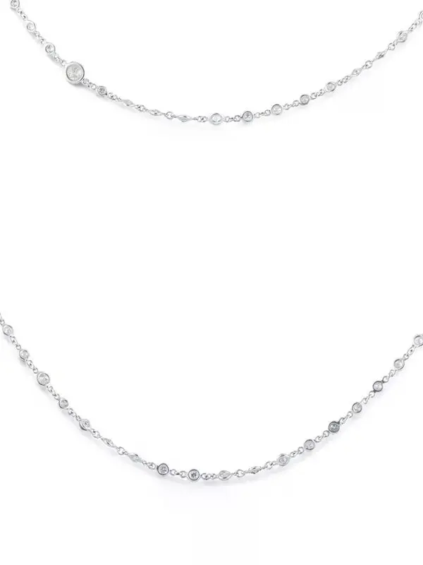 LB EXCLUSIVE Diamond Chain Necklace - Silver