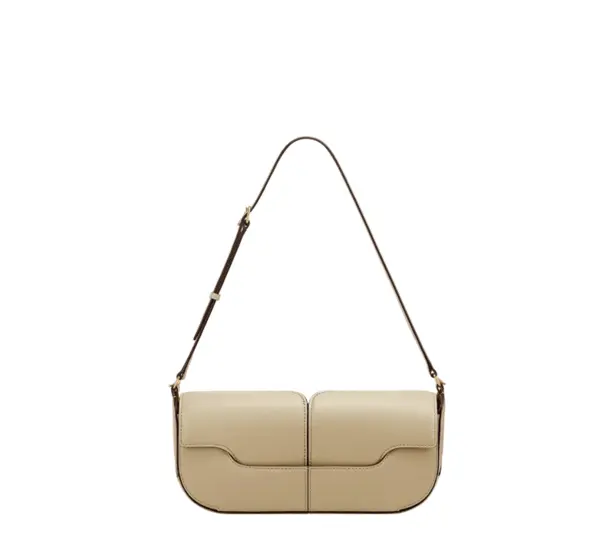 Polene Osmo Edition Smooth Leather Bag - Sand