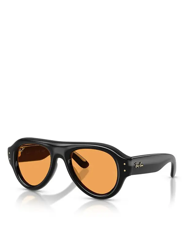 Ray-ban Pilot Puffer A$ap Rocky Aviator Sunglasses, 50mm - Black