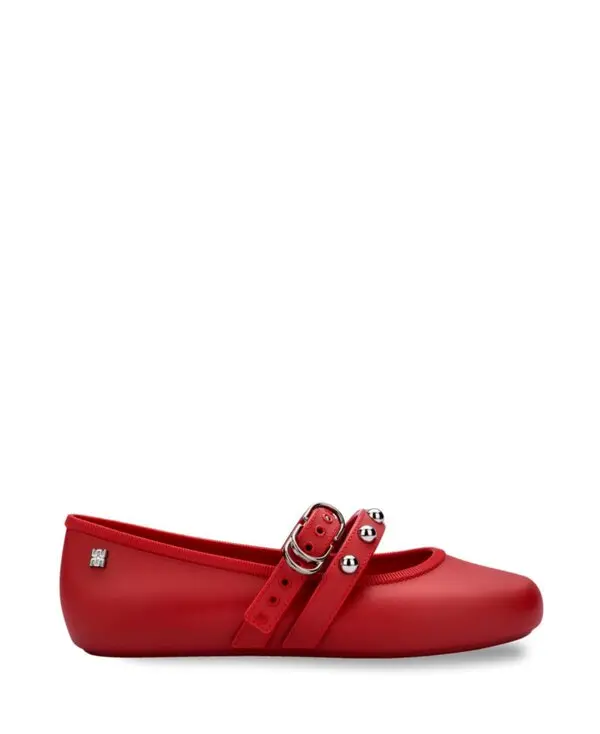 Melissa Soft Studs Ballerinas - Red
