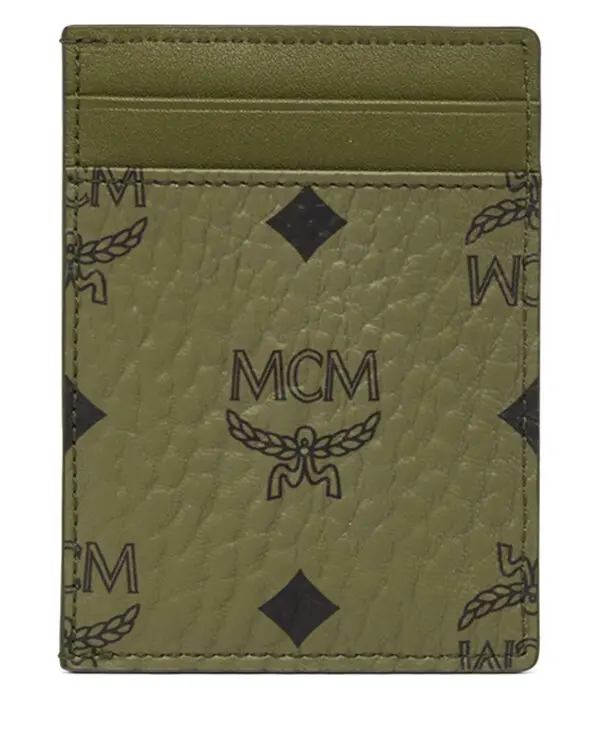 Mcm Aren Visetos Logo Card Case