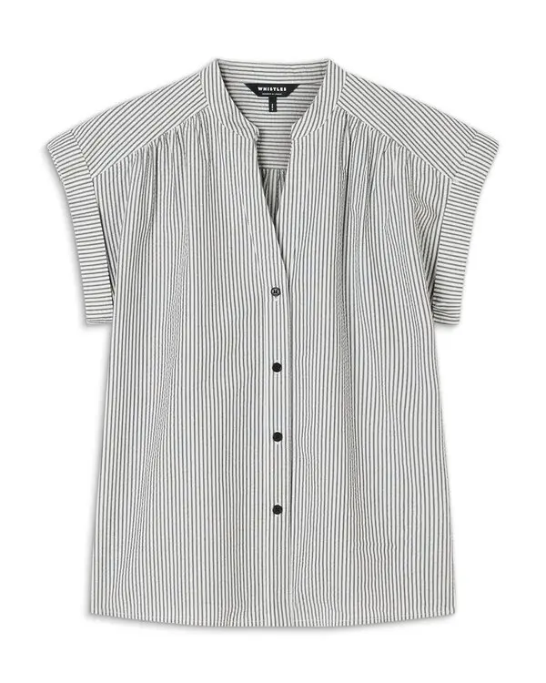Whistles Seersucker Stripe Shirt