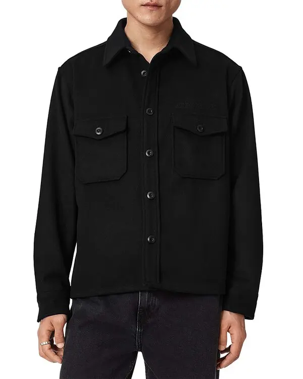 ALLSAINTS Palermo Pocket Shirt - Orca Black