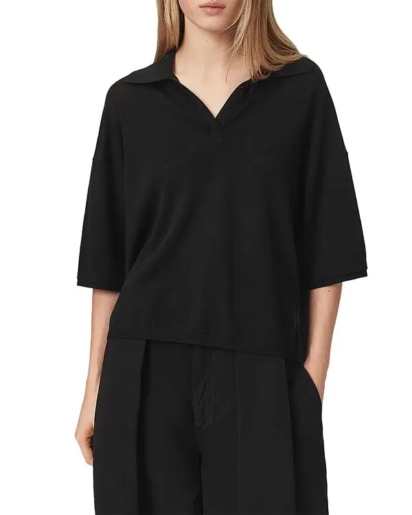 ALLSAINTS Bern Polo - Black