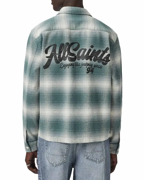 ALLSAINTS Polanco Flap Pocket Check Shirt