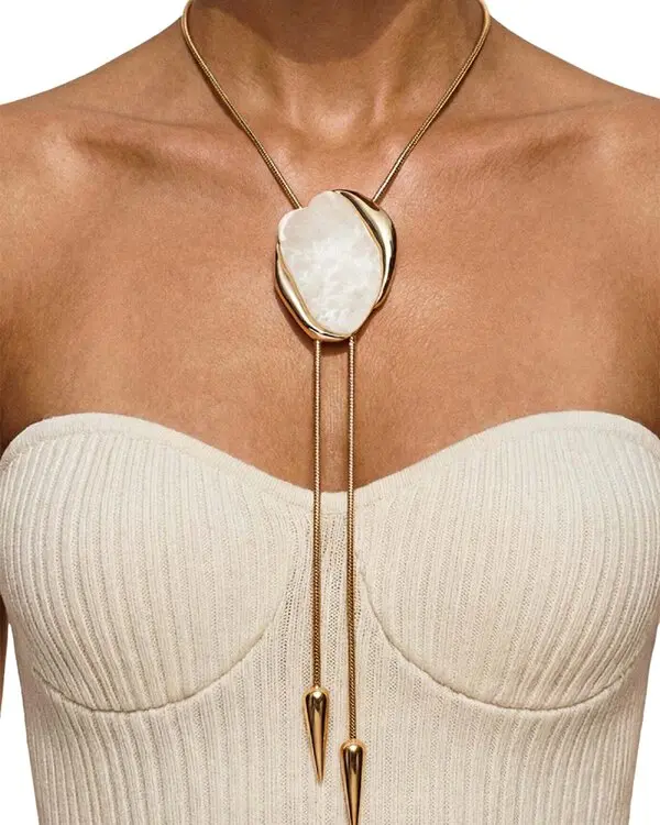 Ettika Stone Statement Bolo Necklace, 31