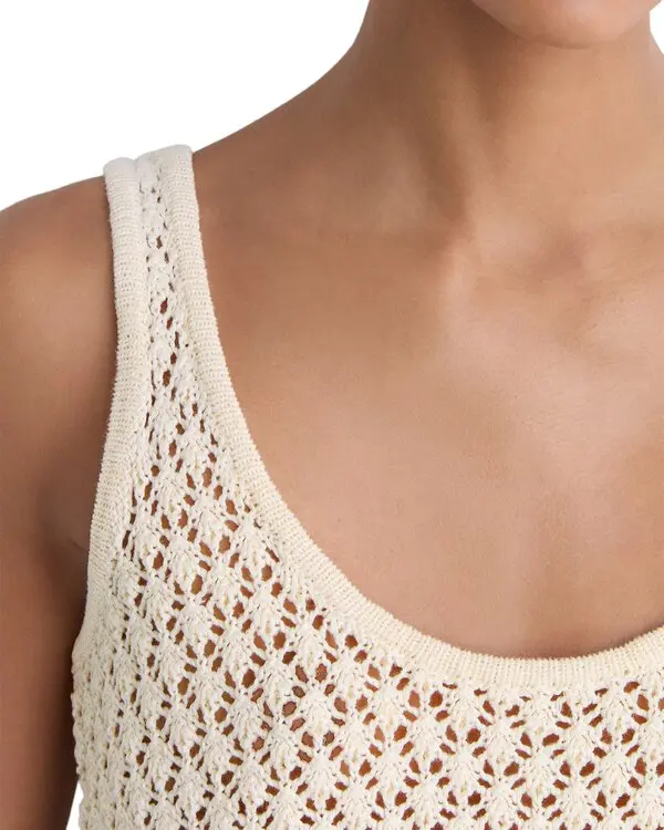 REISS Open Stitch Vest