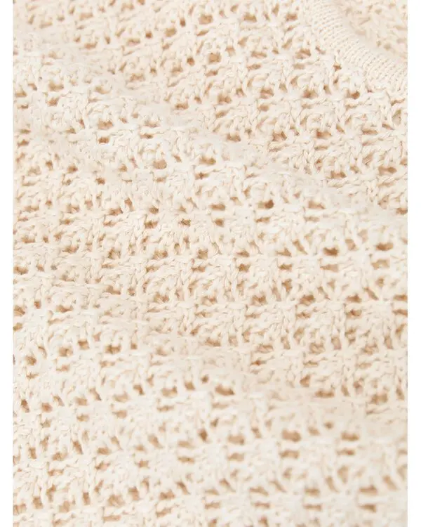 REISS Open Stitch Vest