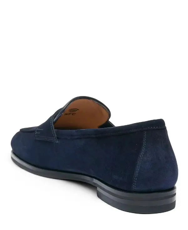 Santoni Suede Carla Loafer