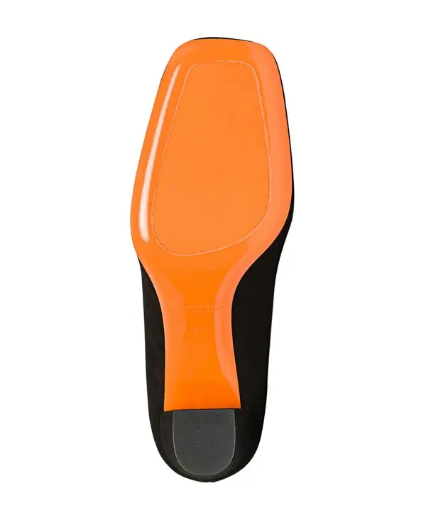 Santoni Suede High-heel Pump