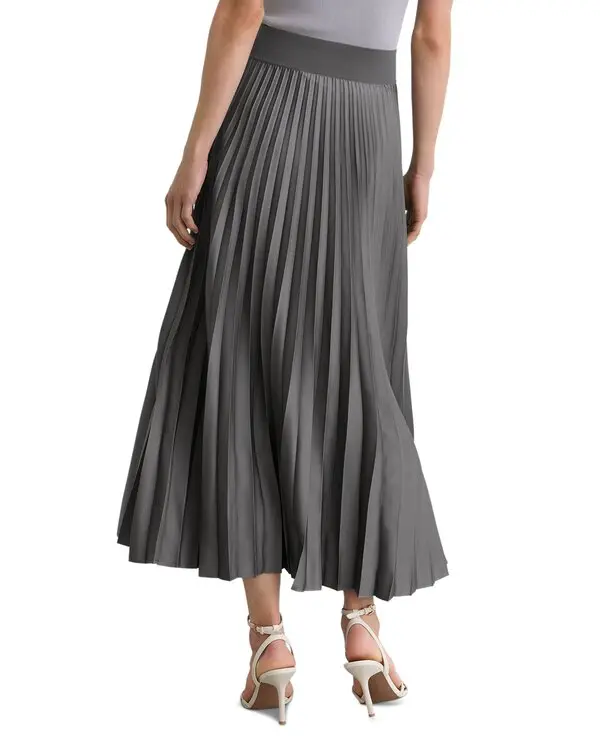 REISS Seren Pleated Midi Skirt