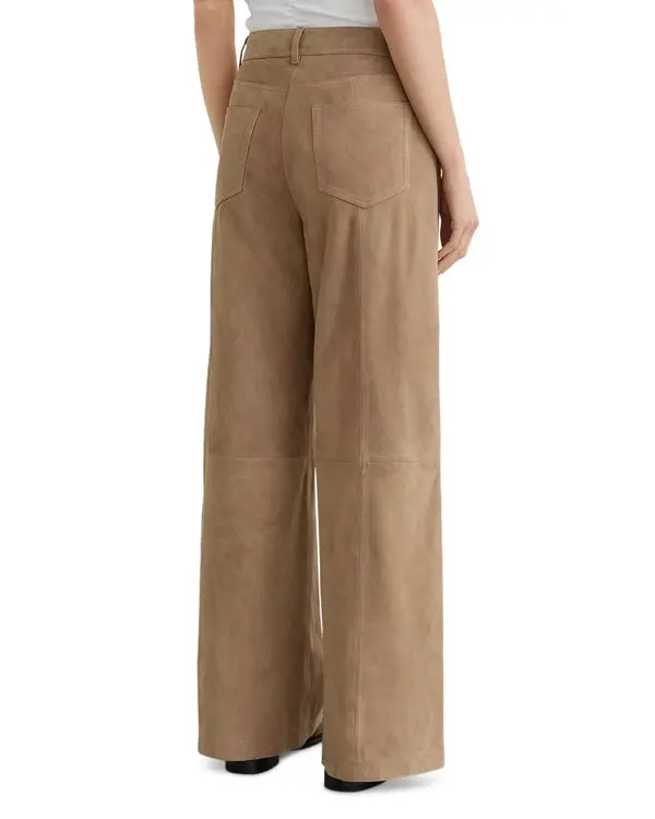 REISS Keria Suede Pants