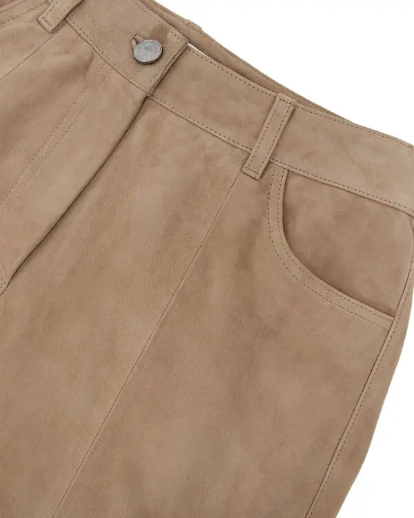 REISS Keria Suede Pants