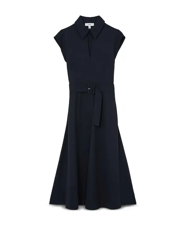 REISS Belted Midi Dress