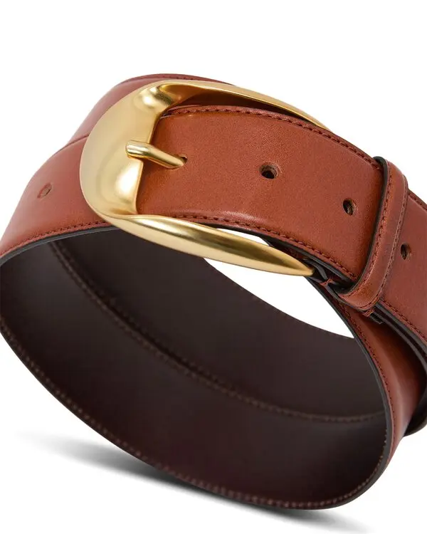 REISS Sammy Leather Belt