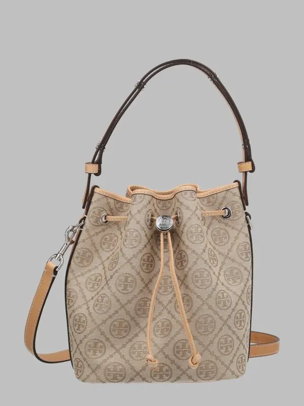 Tory Burch T Monogram Mini Bucket Bag