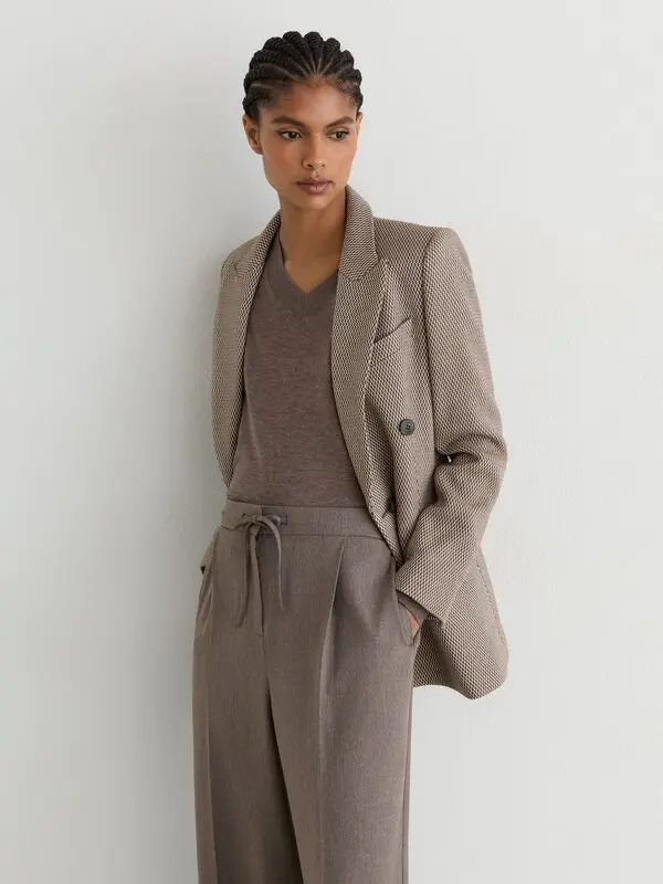 REISS Petite Elowen Wide-leg Trousers