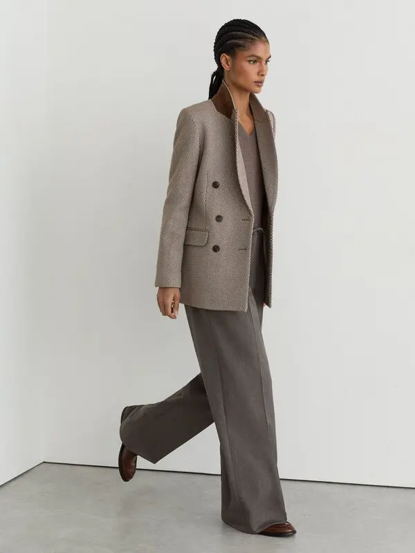 REISS Petite Elowen Wide-leg Trousers