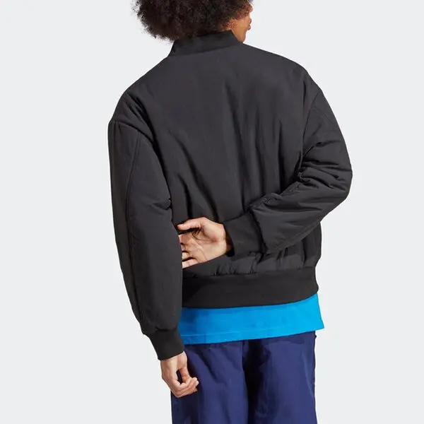Adidas Originals Blue Version Nylon Bomber Jacket - Black