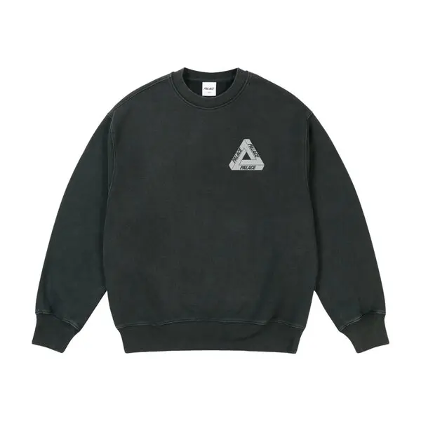 PALACE Pigment Tri Crew - Black