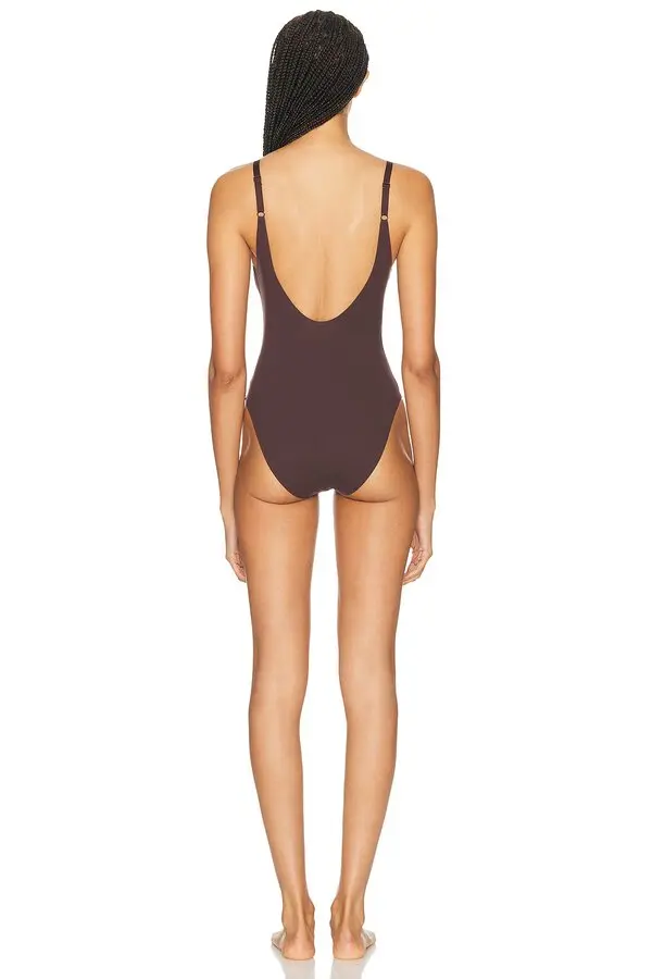 NEGATIVE UNDERWEAR Base Cami Bodysuit - Espresso