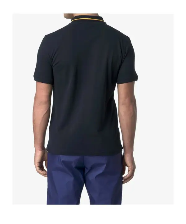 K-WAY Logo Patch Short-sleeved Polo Shirt