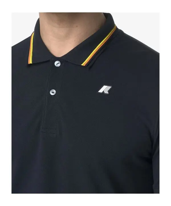 K-WAY Logo Patch Short-sleeved Polo Shirt