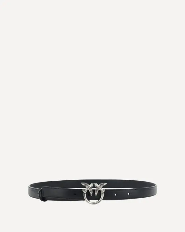 Pinko Love Berry Leather Belt