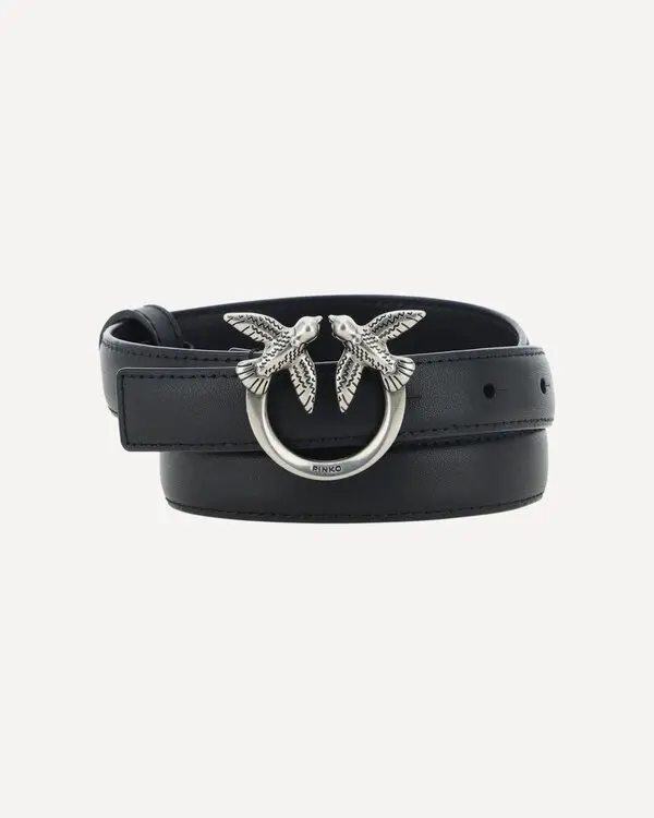 Pinko Love Berry Leather Belt