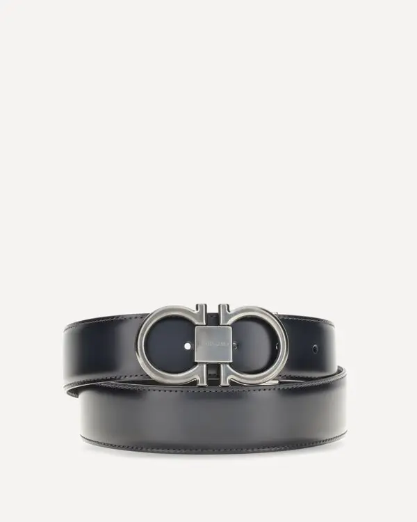 FERRAGAMO Gancini Belt - Blue