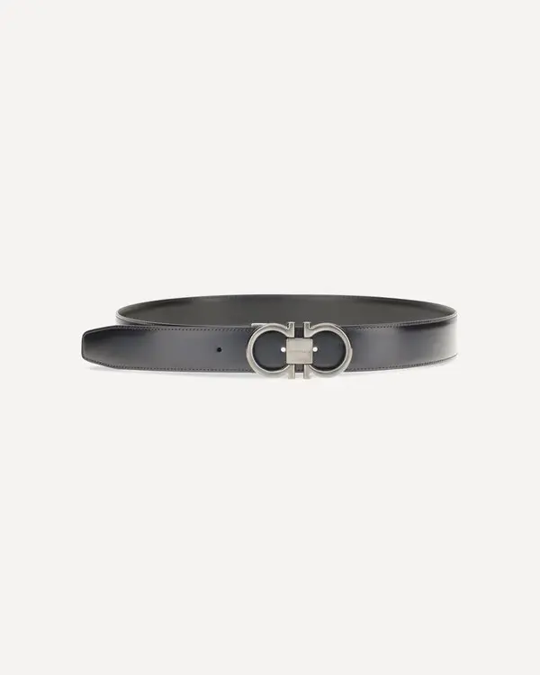 FERRAGAMO Gancini Belt - Blue