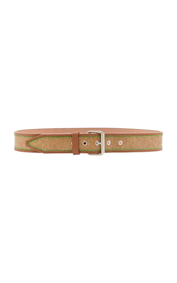 Dries Van Noten Leather Belt - Brown