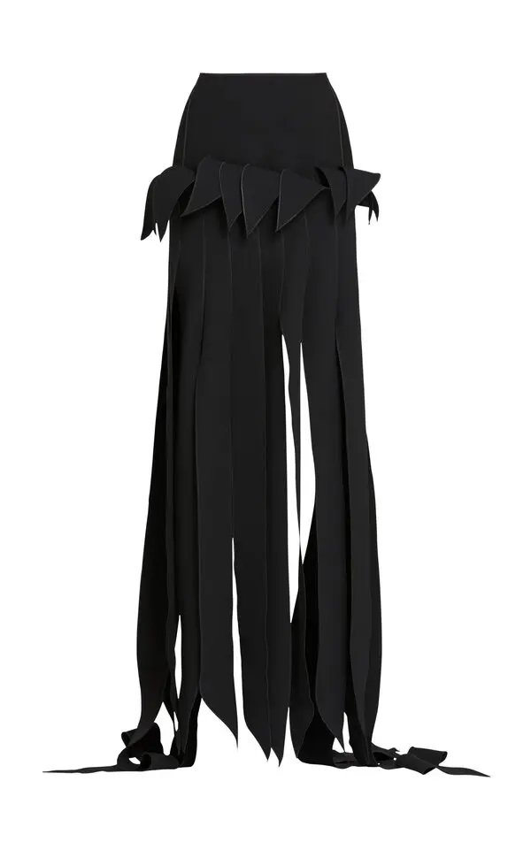 Maticevski Conclusion Fringe Maxi Skirt