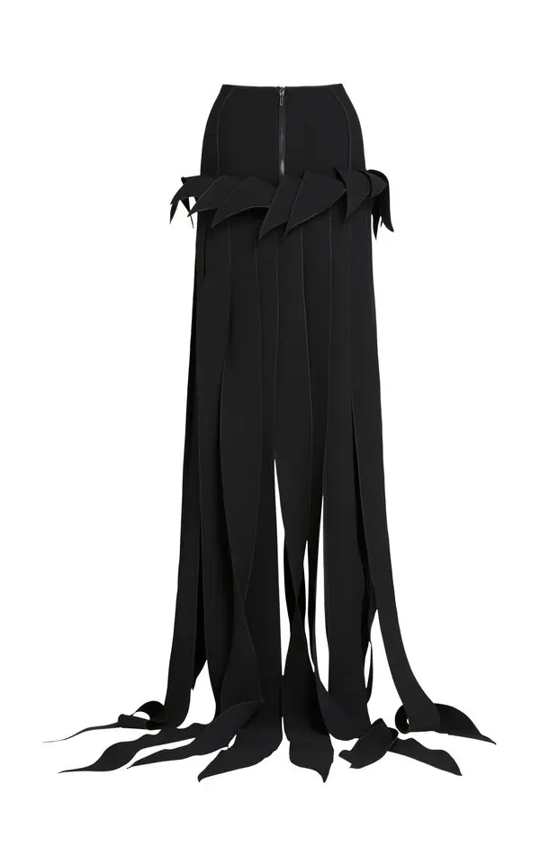 Maticevski Conclusion Fringe Maxi Skirt