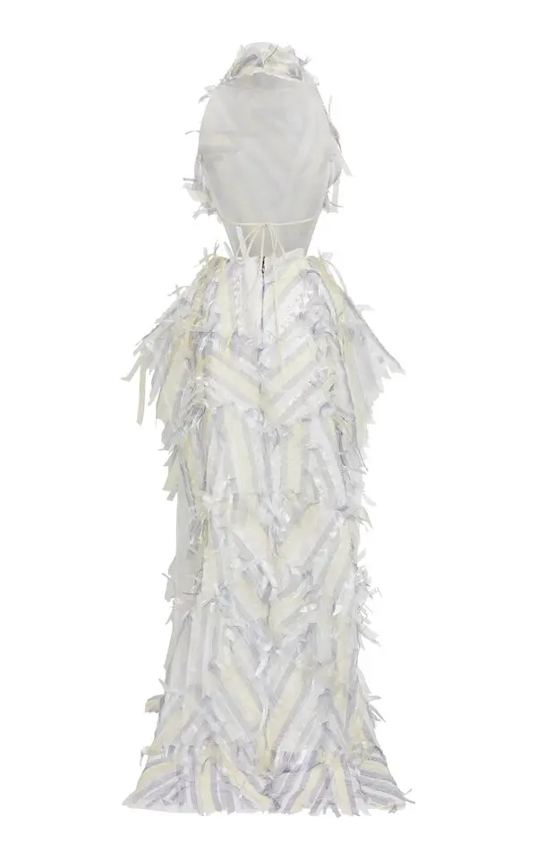 Maticevski Varnish Ribbon-embellished Gown