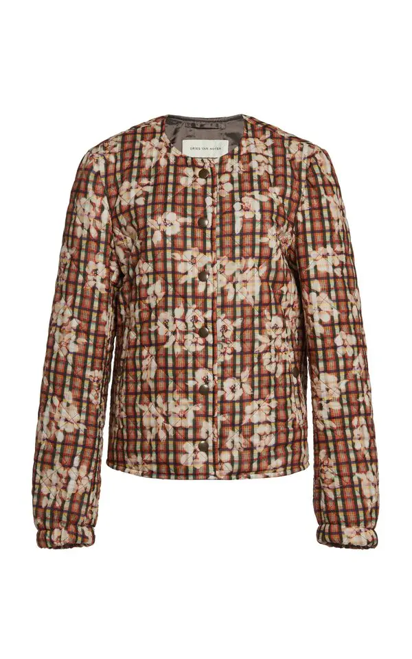 Dries Van Noten Vitsa Cotton-blend Padded Jacket