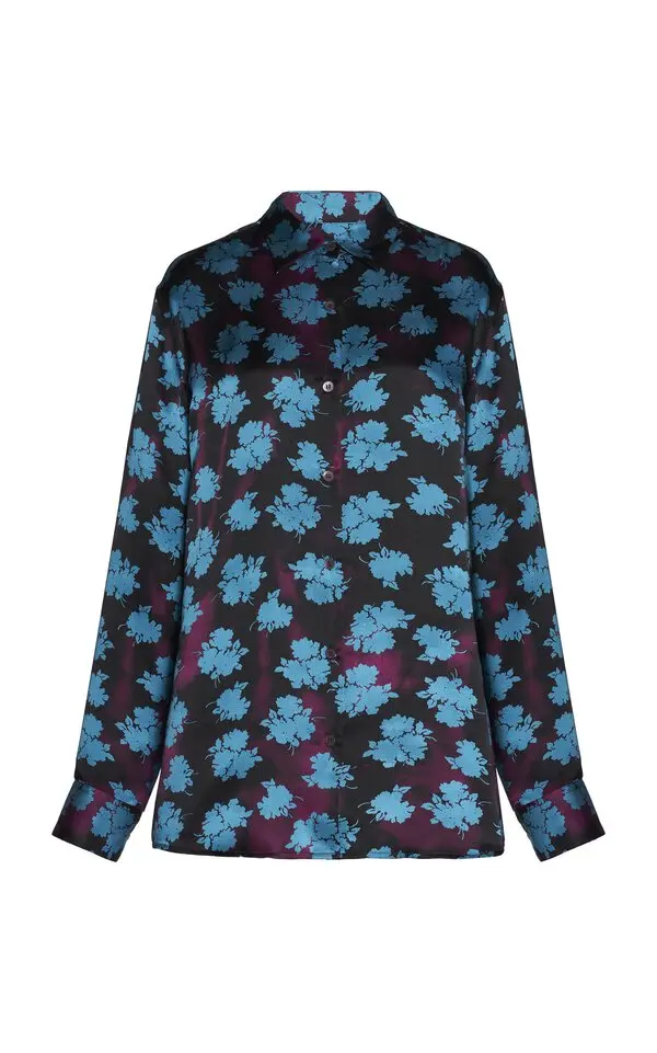 Dries Van Noten Clavelly Silk Shirt - Print