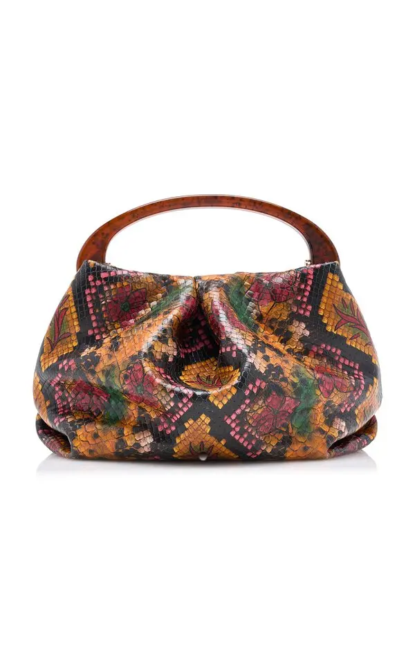 Dries Van Noten Small Bag With Resin Handle - Multi