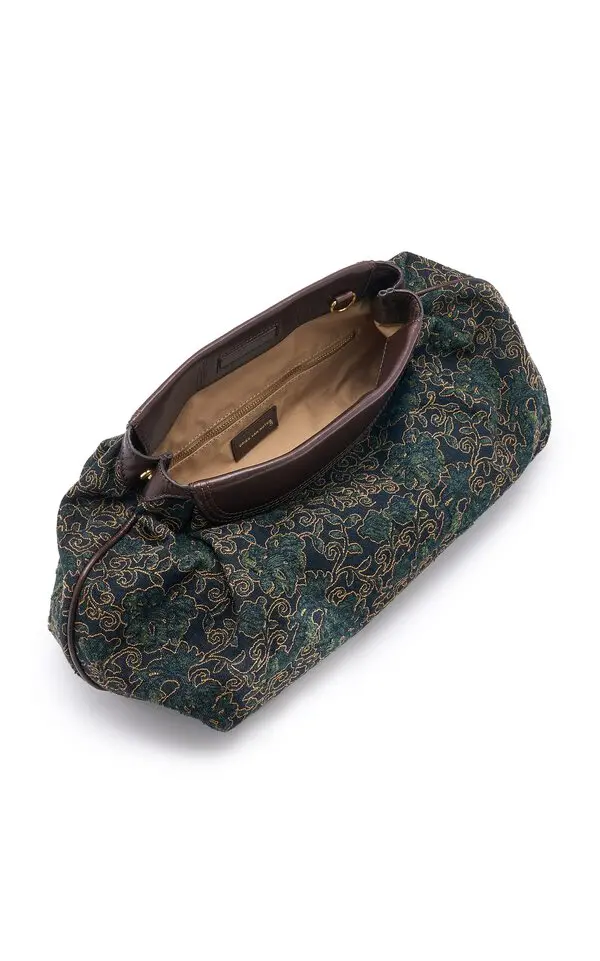 Dries Van Noten Medium Blossom Embroidered Clutch
