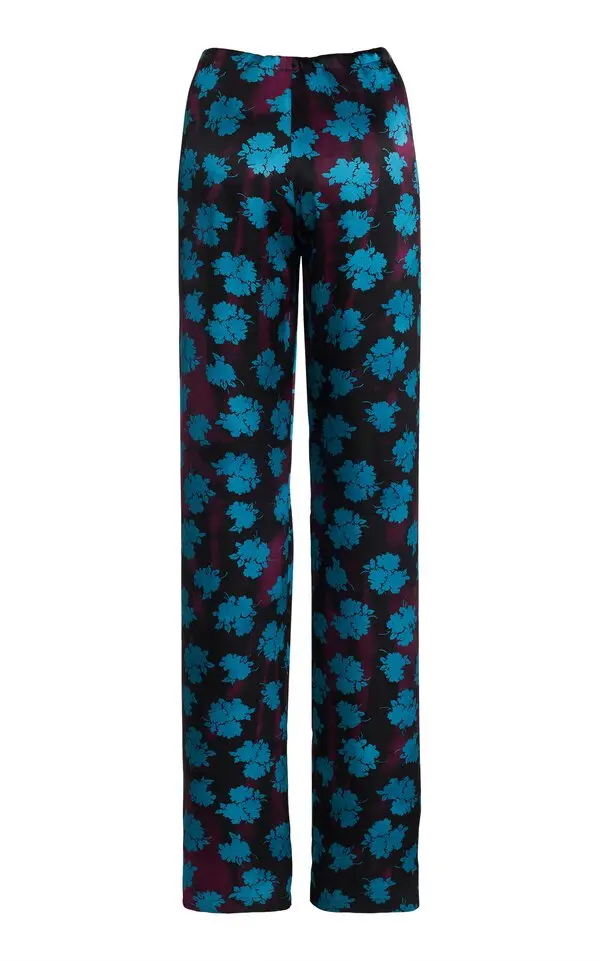 Dries Van Noten Pachas Silk Drawstring Trousers