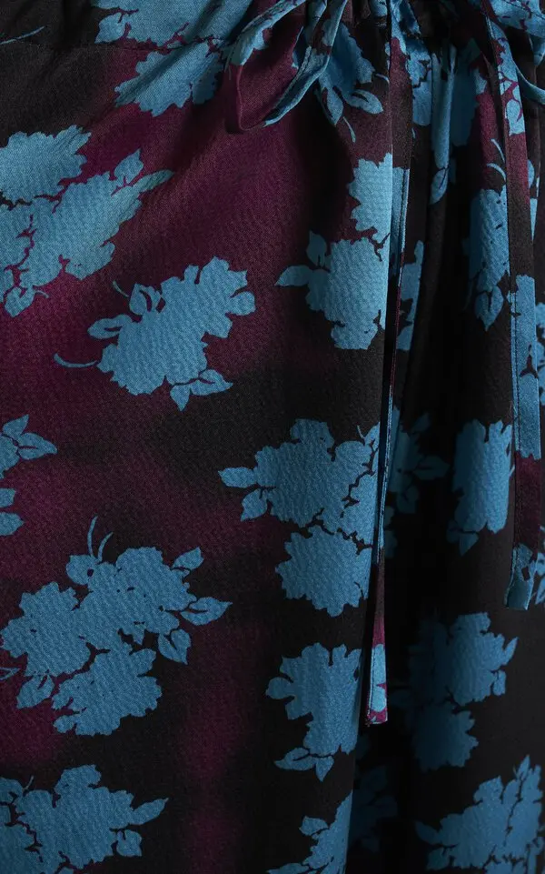 Dries Van Noten Pachas Silk Drawstring Trousers