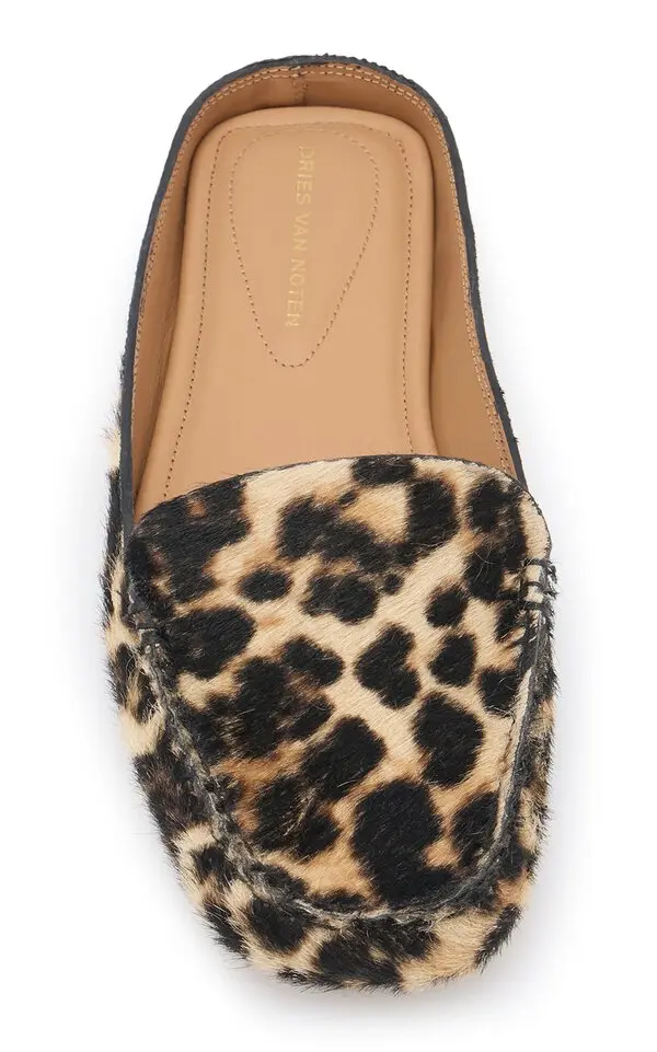 Dries Van Noten Flat Soft Tubolar Open Back Loafers - Multi