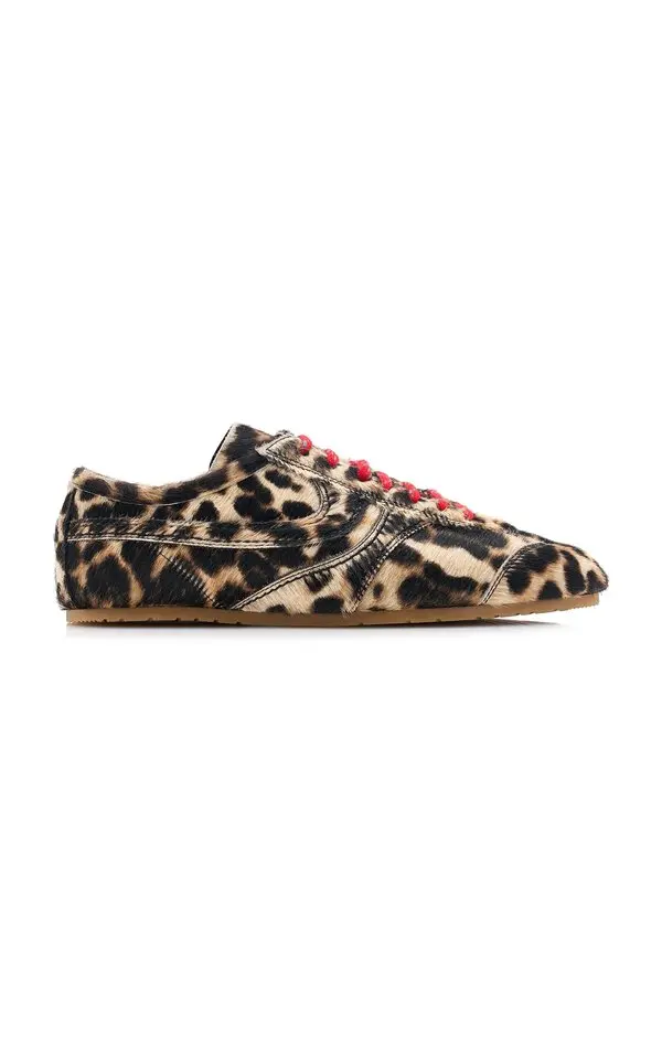 Dries Van Noten Suede Slim Sneakers - Multi