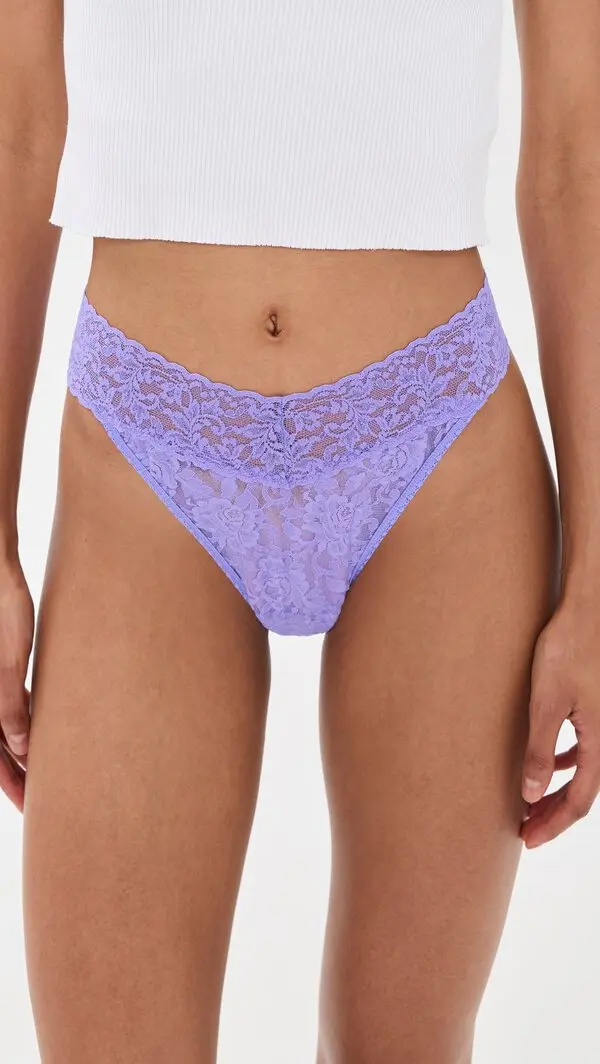 Hanky Panky Signature Lace Original Rise Thong Panties 5 Pack