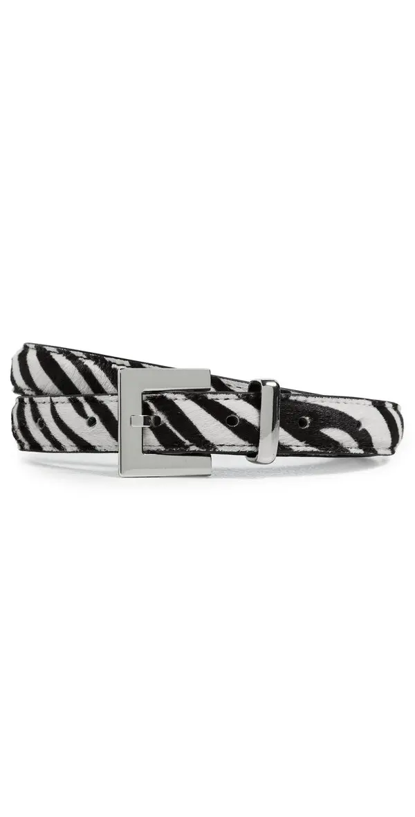 ANINE BING Nicola Belt - Zebra
