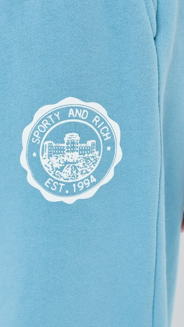 SPORTY & RICH X Juicy Couture Emblem Wide Sweatpants